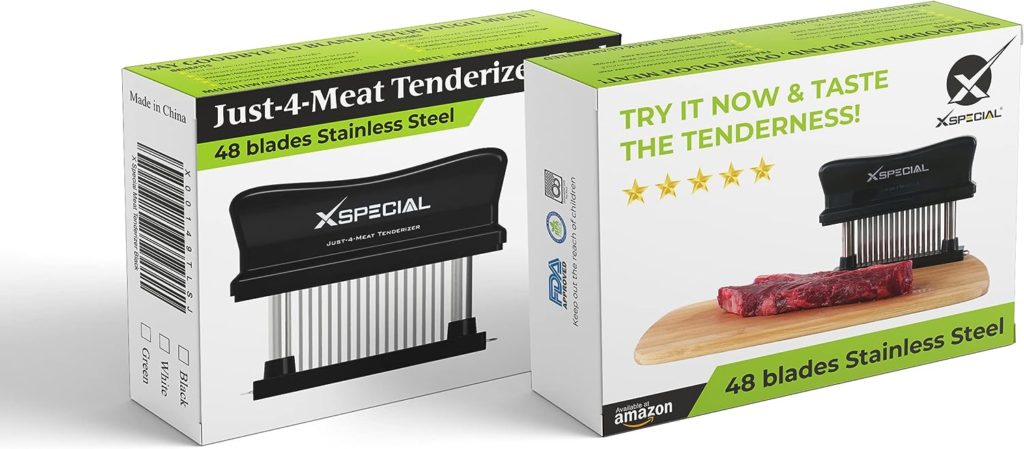 Xspecial Meat Tenderizer Tool 48 Blades Stainless Steel Review Meat